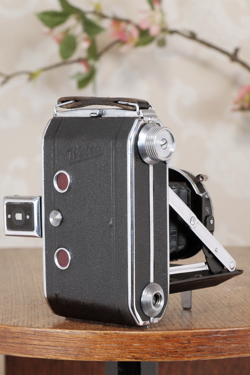 1935 6x4.5 Welta Perle, Freshly Serviced, CLA'd! – Petrakla Classic Cameras