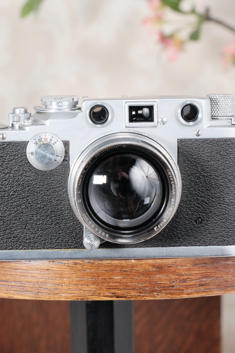 RARE! 1940 Military Leitz 50mm Summitar lens, with “HEER” engraving ...