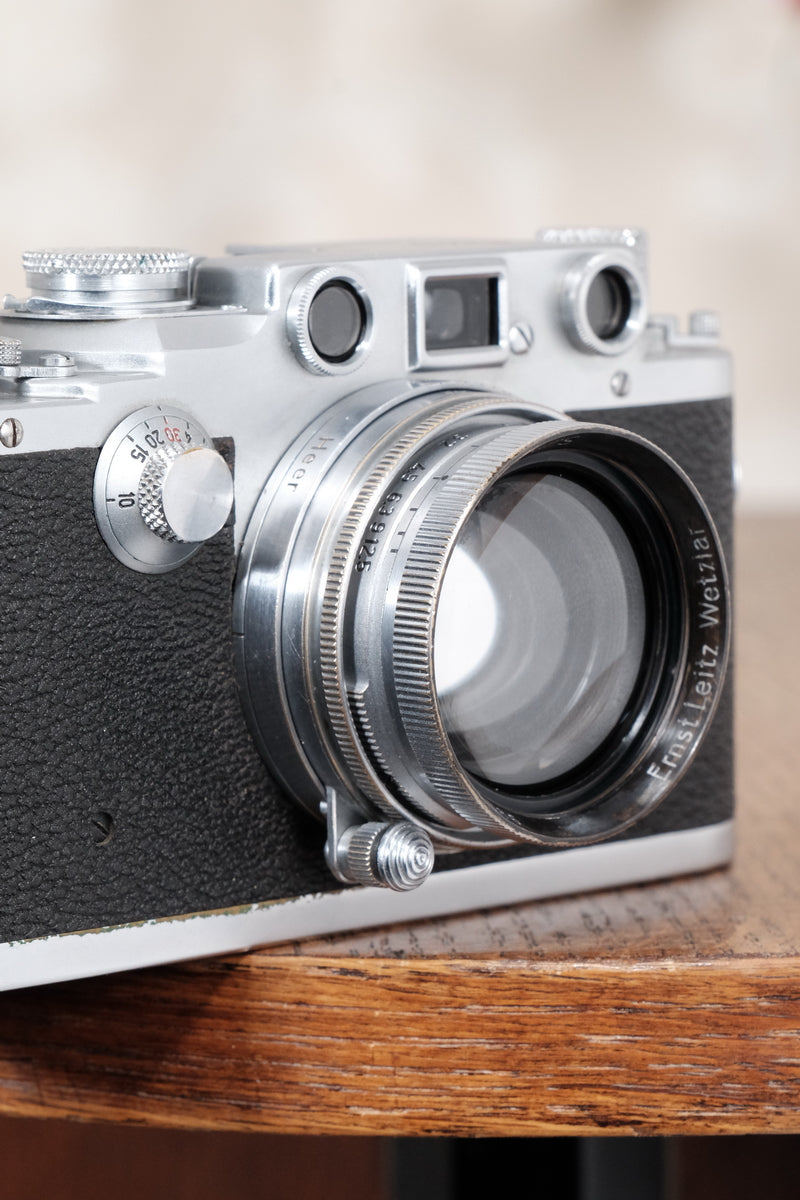 RARE! 1940 Military Leitz 50mm Summitar lens, with “HEER” engraving ...