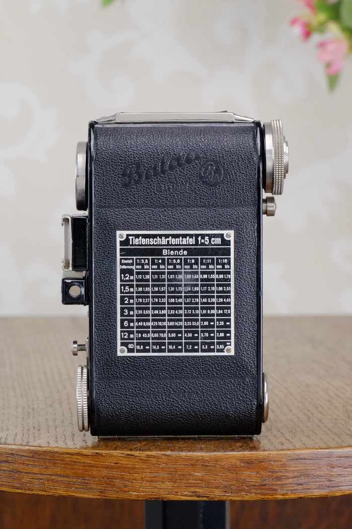 Near Mint! 1950 Balda Baldini, with beautiful original Leather Case, F ...