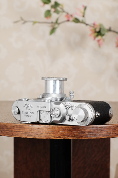 Superb! 1940 Leitz Leica IIIb with Leitz Elmar lens, CLA'd, Freshly Se ...