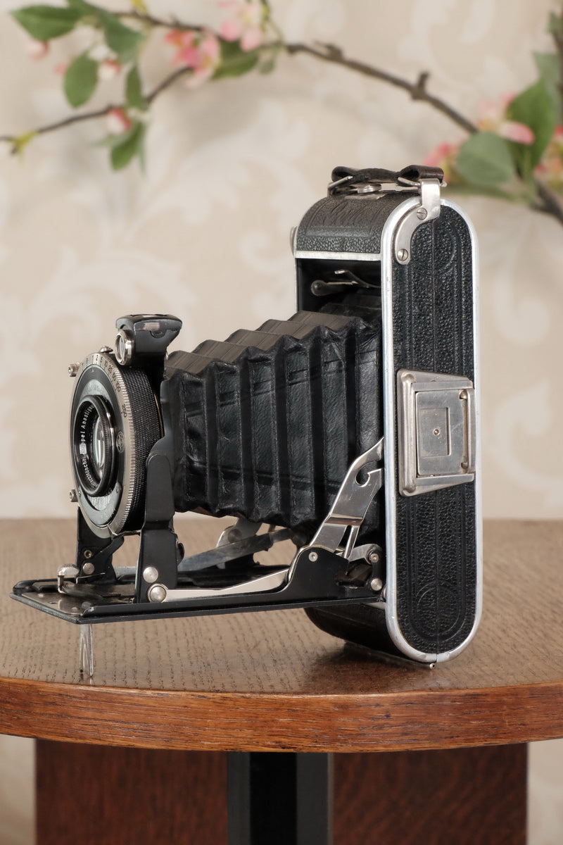 Superb! 1934 Welta Perle 6x9 Medium Format Folder, Freshly Serviced, C ...