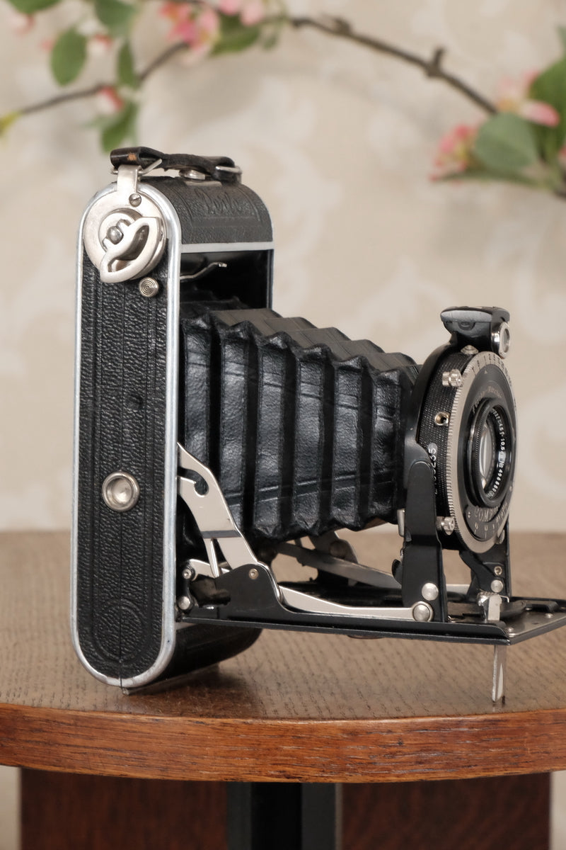 Superb! 1934 Welta Perle 6x9 Medium Format Folder, Freshly Serviced, C ...