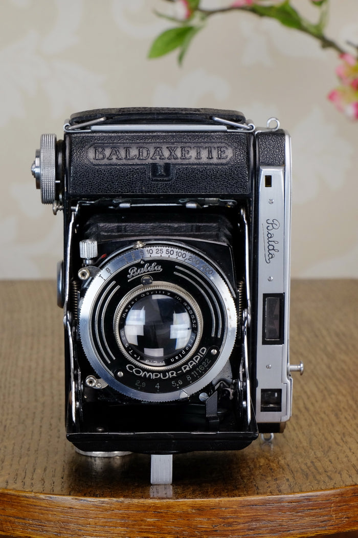 Rare! 1938 Balda Baldaxette, Coupled Rangefinder 6x4.5 folder, Freshly ...