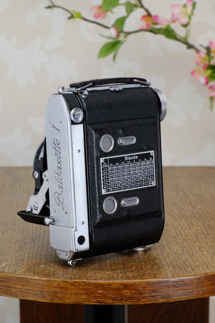Rare! 1938 Balda Baldaxette, Coupled Rangefinder 6x4.5 folder, Freshly ...