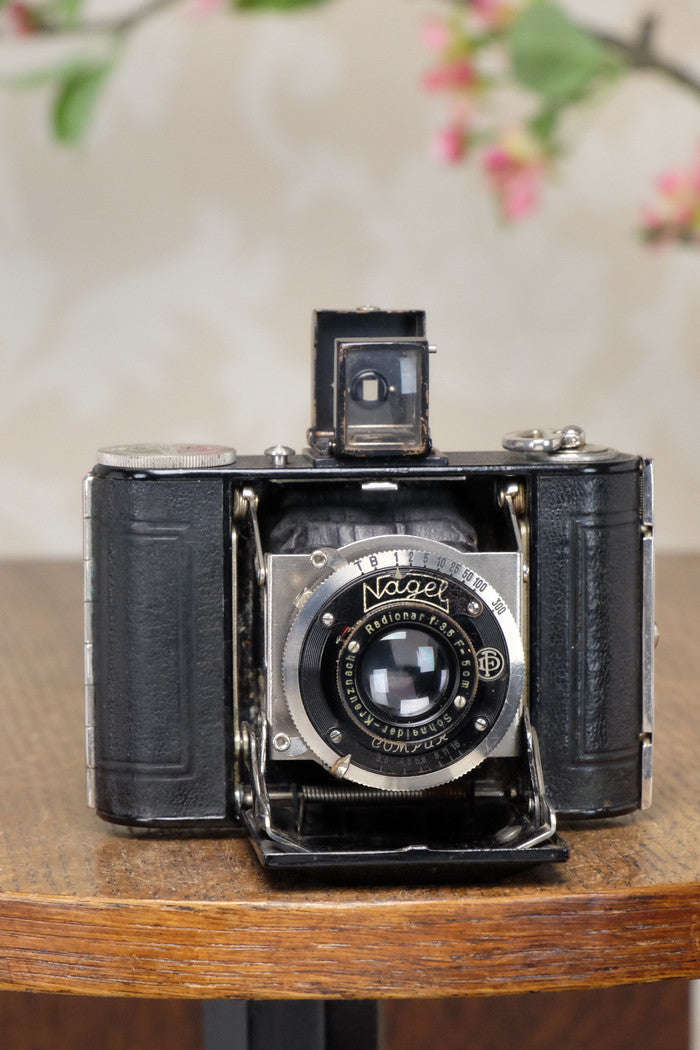 1931 Nagel Vollenda, German folding camera. Freshly Serviced ...
