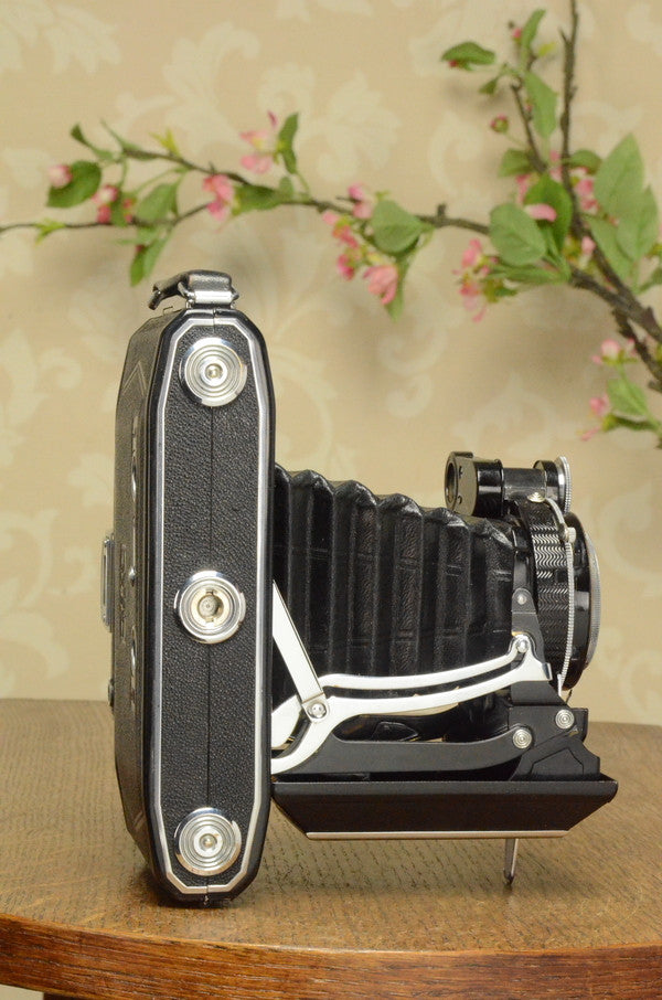 SUPERB! 1953 Zeiss-Ikon Super 6x9 Ikonta, T Coated Zeiss Tessar lens ...