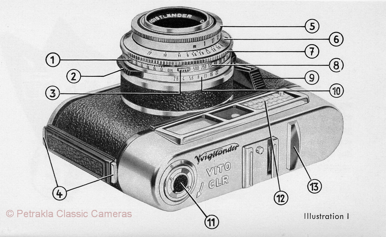 Voigtlander Vito CL CLR, Instructions for use. PDF DOWNLOAD! – Petrakla ...